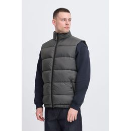Steppweste Blend "BHEIDEN", Herren, Gr. M, iron gate, Steppware, 100% Nylon, unifarben, Basic, normal normal, Westen Steppweste, Stilvolle Basic Steppweste mit Taschen