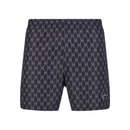Badeshorts Karl Kani "Karl Kani KM251-041-1 Signature Monogram Aop Swim Shorts", Herren, Gr. M, US-Größen, schwarz, 100% Polyester, Badehosen Badeshorts