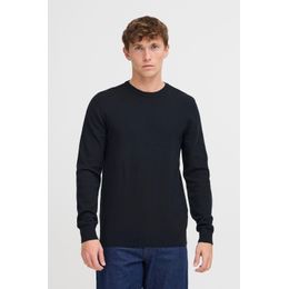 Strickpullover Blend "BHBRYAN", Herren, Gr. L, salute, Feinstrick, 70% Baumwolle, 30% Nylon, unifarben, Basic, normal normal, Rundhals, Pullover Strickpullover, Stilvoller Basic Strickpullover