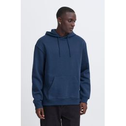 Kapuzenpullover Blend "BHJUSTAN", Herren, Gr. L, blau (marineblaus), Sweatware, 60% Baumwolle, 40% Polyester, unifarben, Basic, normal normal, ohne Ausschnitt, Pullover, Stilvoller Hoodie mit Kapuze