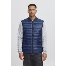 Steppweste Blend "BHEVEREST", Herren, Gr. 3XL, blau (marineblaus), Steppware, 100% Polyester, unifarben, Basic, normal normal, Westen Steppweste, Stilvolle Basic Steppweste mit Brusttasche