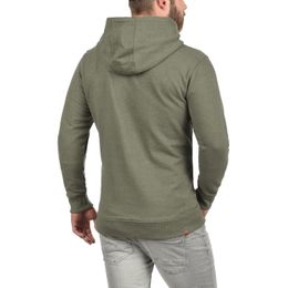 Kapuzenpullover Blend "BHHulker", Herren, Gr. 3XL, ivy grün, Sweatware, 60% Baumwolle, 40% Polyester, unifarben, regular fit normal, ohne Ausschnitt, eingesetzt, Pullover, Stilvolle Kapuzensweatjacke mit weicher Fleece-Innenseite