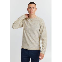 Blend Herren Strickpullover "PHPullover"crockery, Gr. L, Feinstrick, 100% Baumwolle, Pullover, Stilvoller Feinstrick-Pullover mit Rundhalsausschnitt