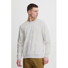 Longpullover Blend "BHSweatshirt", Herren, Gr. L, sand mix, Sweatware, 60% Baumwolle, 40% Polyester, gemustert, regular fit normal, Rundhals, eng, Pullover Longpullover, Klassisches Sweatshirt mit Rundhalsausschnitt