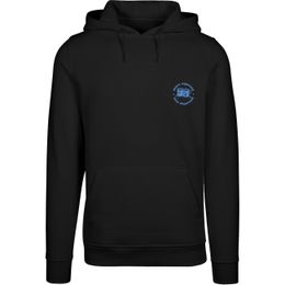 Kapuzensweatshirt MisterTee "MisterTee More Espressi Hoody", Herren, Gr. L, schwarz, 65% Baumwolle, 35% Polyester, bedruckt, Sweatshirts