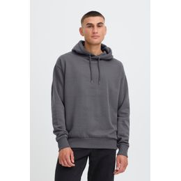 Kapuzenpullover Blend "BHMCOPTE", Herren, Gr. L, iron gate, Sweatware, 50% Baumwolle, 50% Polyester, unifarben, Basic, relaxed fit normal, ohne Ausschnitt, eingesetzt, Pullover, Klassischer Sweatpullover mit Kapuze