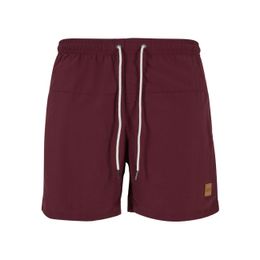 Urban Classics Herren Badeshorts "Urban Classics Herren Block Swim Shorts"cherry, Gr. XL, 100% Polyamid, Badehosen