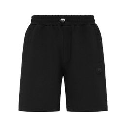 Shorts Plein Sport "Jogging-Shorts", Jungen, Gr. 3XL, US-Gr&ouml;&szlig;en, 02, schwarz, Obermaterial: 80% Baumwolle, 13% Polyester, 7% Elasthan, Hosen Shorts