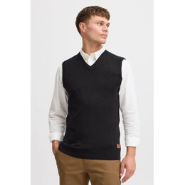 Pullunder Blend "BHLarsson", Jungen, Gr. L, schwarz, Feinstrick, 50% Baumwolle, 50% Polyester, unifarben, regular fit, V-Ausschnitt, Pullover Pullunder, Stilvoller Pullunder mit V-Ausschnitt