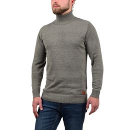 Rollkragenpullover Blend "BHLatif", Herren, Gr. XXL, zink mix, Feinstrick, 50% Baumwolle, 50% Polyacryl, unifarben, regular fit, ohne Ausschnitt, eingesetzt, Pullover Rollkragenpullover, Feinstrick Pullover mit Rollkragen