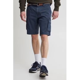 Cargoshorts Blend "BHShorts", Herren, Gr. S, US-Größen, marineblaus, Web, 97% Baumwolle, 3% Elasthan, unifarben, regular fit kurz, Hosen, Stilvolle Cargo Shorts mit Taschen