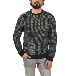 Strickpullover Blend "BHCalisto", Herren, Gr. XXL, schwarz, Grobstrick, 100% Polyacryl, unifarben, regular fit normal, Rundhals, Pullover Strickpullover, Stilvoller Grobstrick-Pullover mit Rundhalsausschnitt