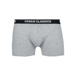 Urban Classics Herren Boxershorts "Urban Classics Herren Boxer Shorts 3-Pack", Gr. 5XLgrau schwarzgrün schwarz, 95% Baumwolle, 5% Elasthan, Unterhosen