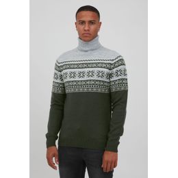 Blend Herren Norwegerpullover "BHTjesse"deep depths, Gr. XXL, Grobstrick, 82% Polyacryl, 18% Polyester, Pullover, Grobstrick Pullover mit Rollkragen