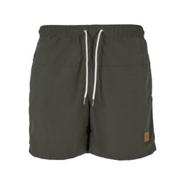 Urban Classics Herren Badeshorts "Urban Classics Herren Block Swim Shorts"olive, olive, Gr. XS, 100% Polyamid, Badehosen