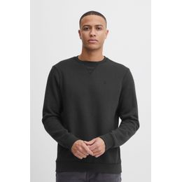 Longpullover Blend "BHSweatshirt", Herren, Gr. M, schwarz, Sweatware, 60% Baumwolle, 40% Polyester, regular fit normal, Rundhals, eingesetzt, Pullover, Klassisches Sweatshirt mit Rundhalsausschnitt