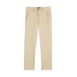 Marc O'Polo Chinohose MARC O'POLO "aus weichem Lyocell-Bio-Baumwoll-Mix", Jungen, Gr. 140, Normalgrößen, pure cashmere, Obermaterial: 60% Lyocell, 38% Baumwolle, 2% Elasthan, unifarben, skinny fit normal, Hosen Chinohose