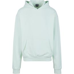 Sweatshirt Urban Classics "Urban Classics Herren Ultra Heavy Hoody", Herren, Gr. L, lightmint, 100% Baumwolle, unifarben, Sweatshirts Sweatshirt