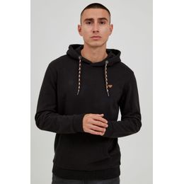 Kapuzenpullover Blend "BHLobo", Herren, Gr. S, schwarz, Sweatware, 100% Baumwolle, unifarben, regular fit normal, ohne Ausschnitt, eng, Pullover Kapuzenpullover, L&auml;ssiger Hoodie mit Kapuze und K&auml;ngurutasche