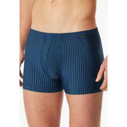 Schiesser Herren Boxershorts "Pure Micro", Gr. 7800, blau, Single Jersey, Obermaterial: 80% Polyamid, 20% Elasthan, Unterhosen, extra, softer