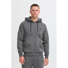 Kapuzenpullover Blend "BHTolle", Jungen, Gr. S, iron gate, Sweatware, 80% Polyester, 20% Baumwolle, unifarben, normal normal, ohne Ausschnitt, Pullover Kapuzenpullover, Gem&uuml;tliche Sweatjacke mit Kapuzeund Stickerei