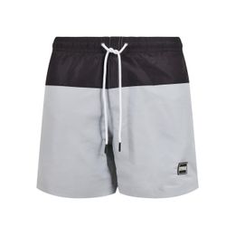 Urban Classics Herren Badeshorts "Urban Classics Herren Block Swim Shorts"lightasphalt, schwarz, Gr. XL, 100% Polyamid, Badehosen