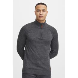 Troyer Blend "BHDanovan", Jungen, Gr. M, blau (ensign blau), Feinstrick, 50% Baumwolle, 50% Polyacryl, regular fit, ohne Ausschnitt, Raglan&auml;rmel, Pullover Troyer, Strickpullover in MeLange-Optik