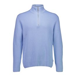 LINDBERGH Herren Troyer "LINDBERGH Troyer"soft blau, Gr. S, Obermaterial: 80% Baumwolle, 20% Polyester, Pullover