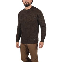 Strickpullover Blend "BHCarrizal", Damen, Gr. XXL, schwarz, Grobstrick, 100% Polyacryl, unifarben, regular fit normal, Rundhals, eingesetzt, Pullover Strickpullover, Stilvoller Grobstrick-Pullover mit Rundhalsausschnitt