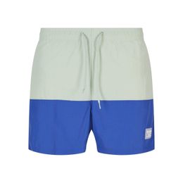 Badeshorts Karl Kani "Karl Kani Herren", Herren, Gr. L, US-Größen, mint, blau, 100% Polyimid, Badehosen Badeshorts