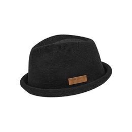Trilby Chillouts "Tocoa Hat", Herren, Gr. L/XL, schwarz, Feinstrick, Kunstfaser, unifarben, Hüte, mit verstellbarem Hutband, perfekt für unterwegs