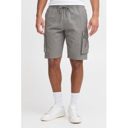 Blend Herren Cargoshorts "BHMBHKVALLE"pewter, Basic, Gr. XL, unifarben, 99% Baumwolle, 1% Elasthan, Hosen, Lässige Cargo-Shorts mit Taschen
