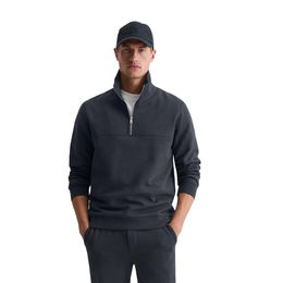 Marc O'Polo Sweatshirt MARC O'POLO "aus weicher Bio-Baumwolle", Herren, Gr. M, schwarz navy, Obermaterial: 100% Baumwolle, unifarben, regular fit, Sweatshirts Sweatshirt