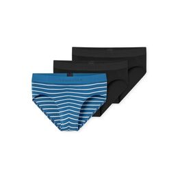 Rioslip Schiesser "95/5 Multipacks", Herren, Gr. 5, 920, sortiert 9, Single Jersey, Obermaterial: 95% Baumwolle, 5% Elasthan, körpernah, Unterhosen, ohne Eingriff, softer Logobund