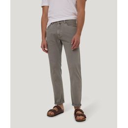 5-Pocket-Jeans Pierre Cardin "PC-Lyon", Herren, Gr. 38, L&auml;nge 32, gr&uuml;n (quiet gr&uuml;n), Web, Obermaterial: 70% Baumwolle, 21% Lyocell, 7% Polyester, 2% Elasthan, unifarben, regular fit kn&ouml;chelfrei, Jeans 5-Pocket-Jeans, mit Umschlagsaum