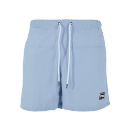 Badeshorts Urban Classics "Urban Classics Herren Block Swim Shorts", Herren, Gr. 3XL, US-Gr&ouml;&szlig;en, summerblau, 100% Polyamid, Badehosen Badeshorts