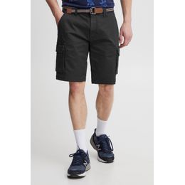 Cargoshorts Blend "BHShorts", Herren, Gr. L, US-Größen, schwarz, Web, 97% Baumwolle, 3% Elasthan, unifarben, regular fit kurz, Hosen, Stilvolle Cargo Shorts mit Taschen