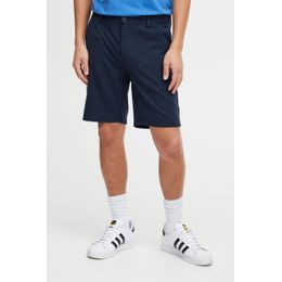 Chinoshorts Blend "BHShorts", Herren, Gr. L, US-Gr&ouml;&szlig;en, blau (marineblaus), 75% Polyester, 20% Viskose, 5% Elasthan, meliert, slim fit kniefrei, Hosen Chinoshorts, Basic Shorts mit Taschen