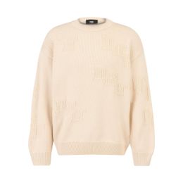 DEF Damen Rundhalspullover "DEF Herren DEF Knit Crewneck"sand, Gr. XL, mehrfarbig, 50% Polyacryl, 50% Baumwolle, Pullover