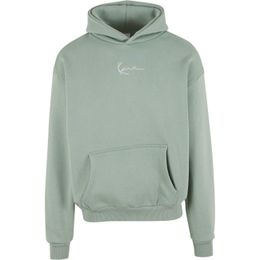 Kapuzensweatshirt Karl Kani "Karl Kani Small Signature Essential Os Hoodie", Herren, Gr. L, grün, 65% Baumwolle, 35% Polyester, Sweatshirts