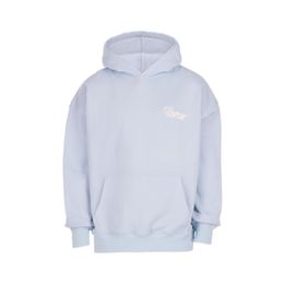 DROPSIZE Herren Kapuzensweatshirt "Dropsize HEAVY OVERSIZE STUDIOS HOODIE"baby blau, Gr. XS, bedruckt, 70% Baumwolle, 30% Polyester, Sweatshirts