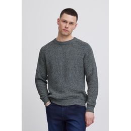 Strickpullover Blend "BHPullover", Herren, Gr. XL, marineblaus, Web, 100% Baumwolle, meliert, slim fit normal, Rundhals, Pullover, Klassischer Grobstrickpullover