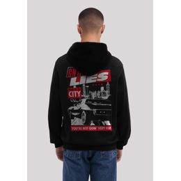 Kapuzenpullover F4NT4STIC "Guns N' Roses Lies City Rock Music", Jungen, Gr. L, schwarz, Obermaterial: 80% Baumwolle, 20% Polyester, relaxed fit, Pullover Kapuzenpullover, Premium Qualit&auml;t
