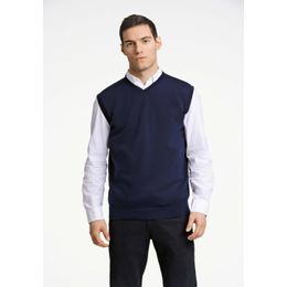 Pullunder LINDBERGH "LINDBERGH Pullunder", Herren, Gr. XXL, navy, Obermaterial: 100% Schurwolle, V-Ausschnitt, Pullover Pullunder