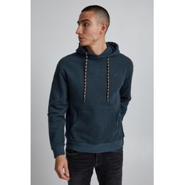Kapuzensweatshirt Blend "BHAvebury", Herren, Gr. L, marineblaus, Sweatware, 100% Baumwolle, unifarben, regular fit normal, ohne Ausschnitt, Sweatshirts, Klassisches Sweatshirt mit Rundhalsausschnitt und K&auml;ngurutasche