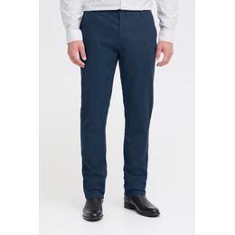Chinohose Blend "BHMStino", Herren, Gr. 38, L&auml;nge 34, marineblaus, Web, 98% Baumwolle, 2% Elasthan, unifarben, normal lang, Hosen Chinohose, Stylische Stoffhose mit Taschen