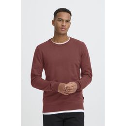 Blend Herren Strickpullover "BHBRYAN"hot chocolate, Basic, Gr. L, unifarben, Feinstrick, 70% Baumwolle, 30% Nylon, Pullover, Stilvoller Basic