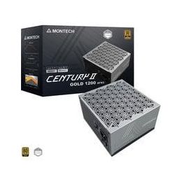 CENTURY II 1200, PC-Netzteil silber, 1x 12-Pin High Power GPU, 6x PCIe, Kabelmanagement, 1200 Watt