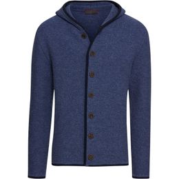 Reitmayer Linksstrickjacke mit Kapuze Blau/Marine (Gr&ouml;&szlig;e: M)