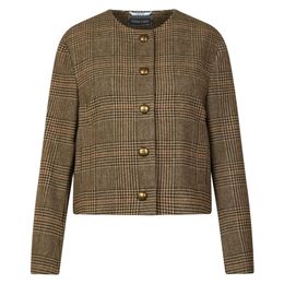 WHITE LABEL Glencheck-Jacke Braun (Gr&ouml;&szlig;e: 40)